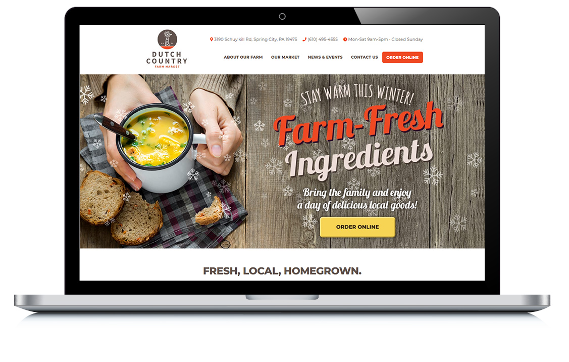 Dutch Country Farm Market | Website Design by EZMarketing