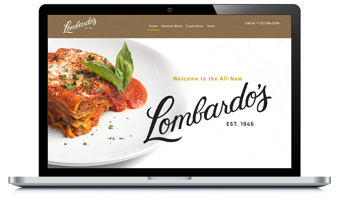 Lombardo's Restaurant | WordPress Website Design | EZMarketing