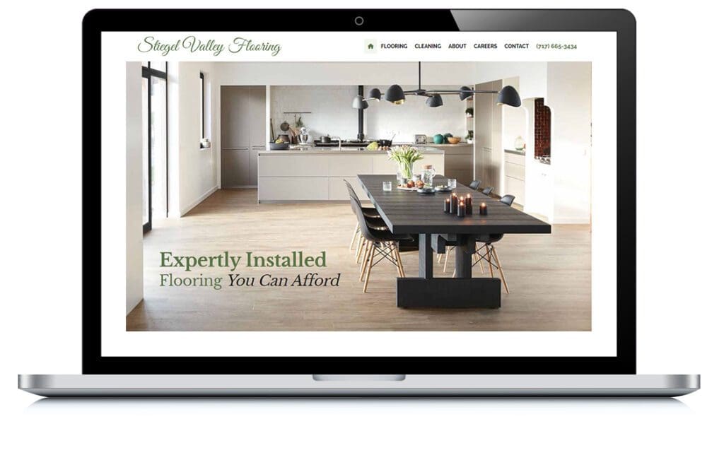 Stiegel Valley Flooring | Website Design by EZMarketing