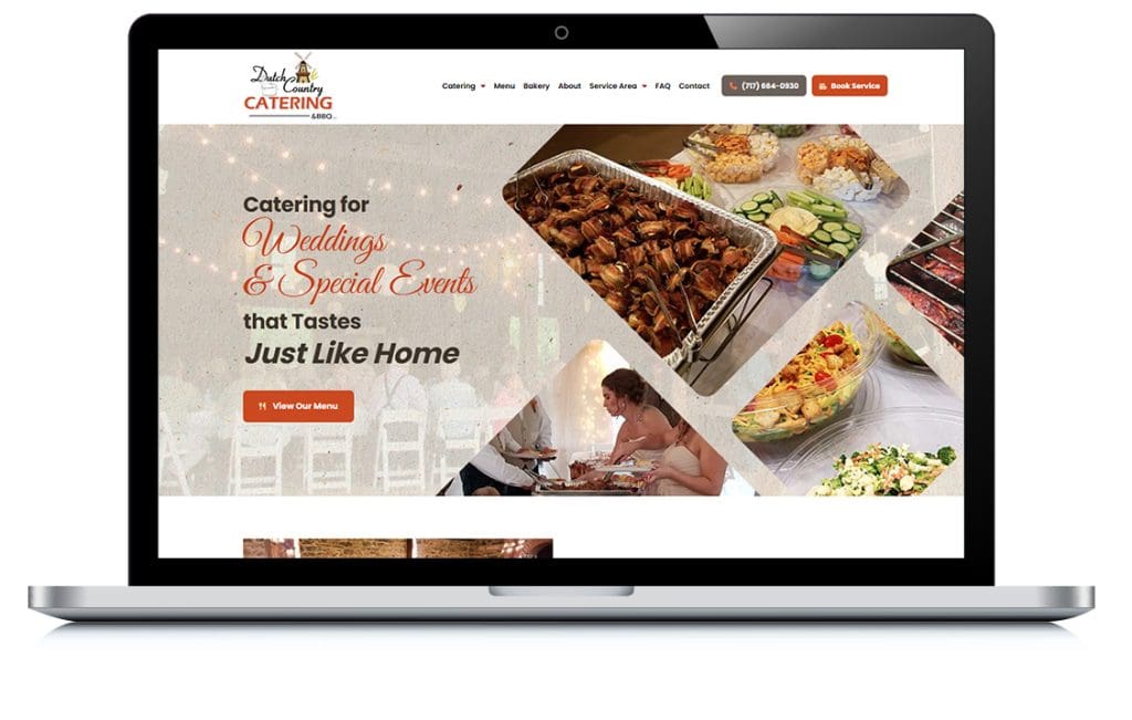Dutch Country Catering | Website Design by EZMarketing