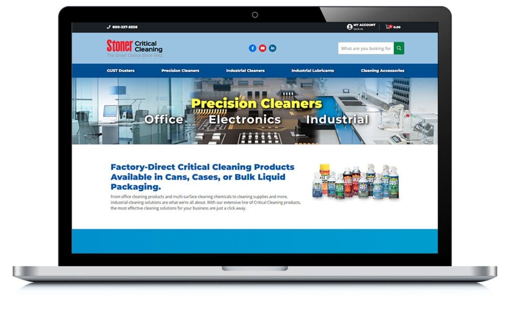 Critical Cleaning | Website Design by EZMarketing